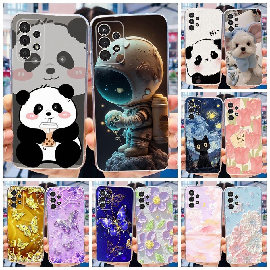 For Samsung Galaxy A53 5G Case SamsungA53 A 53 5G SM-A536B Cute Panda ...