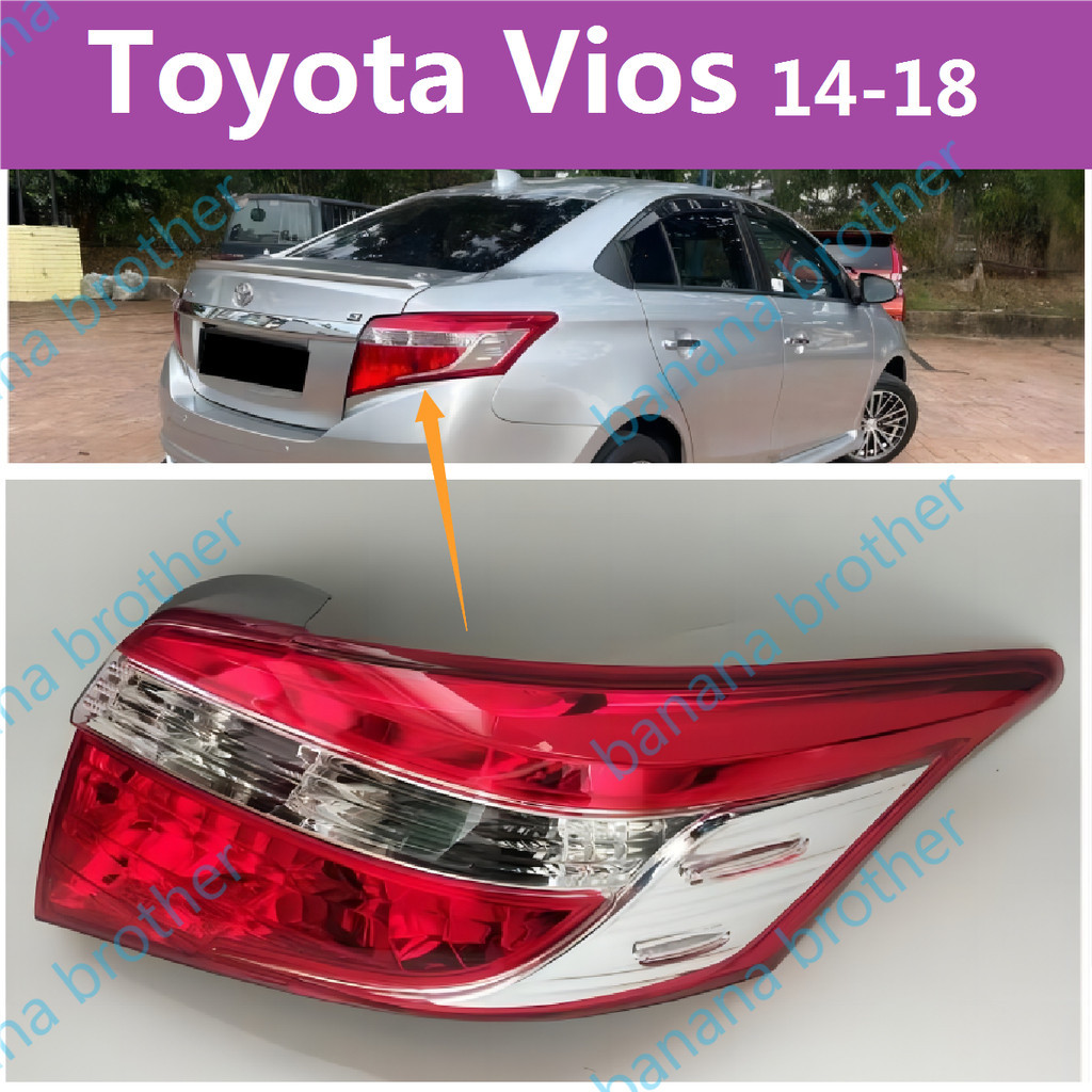 Toyota Vios ncp150 Tail Lamp (2014-2018) Tail Lamp Rear Lamp Tail Light ...