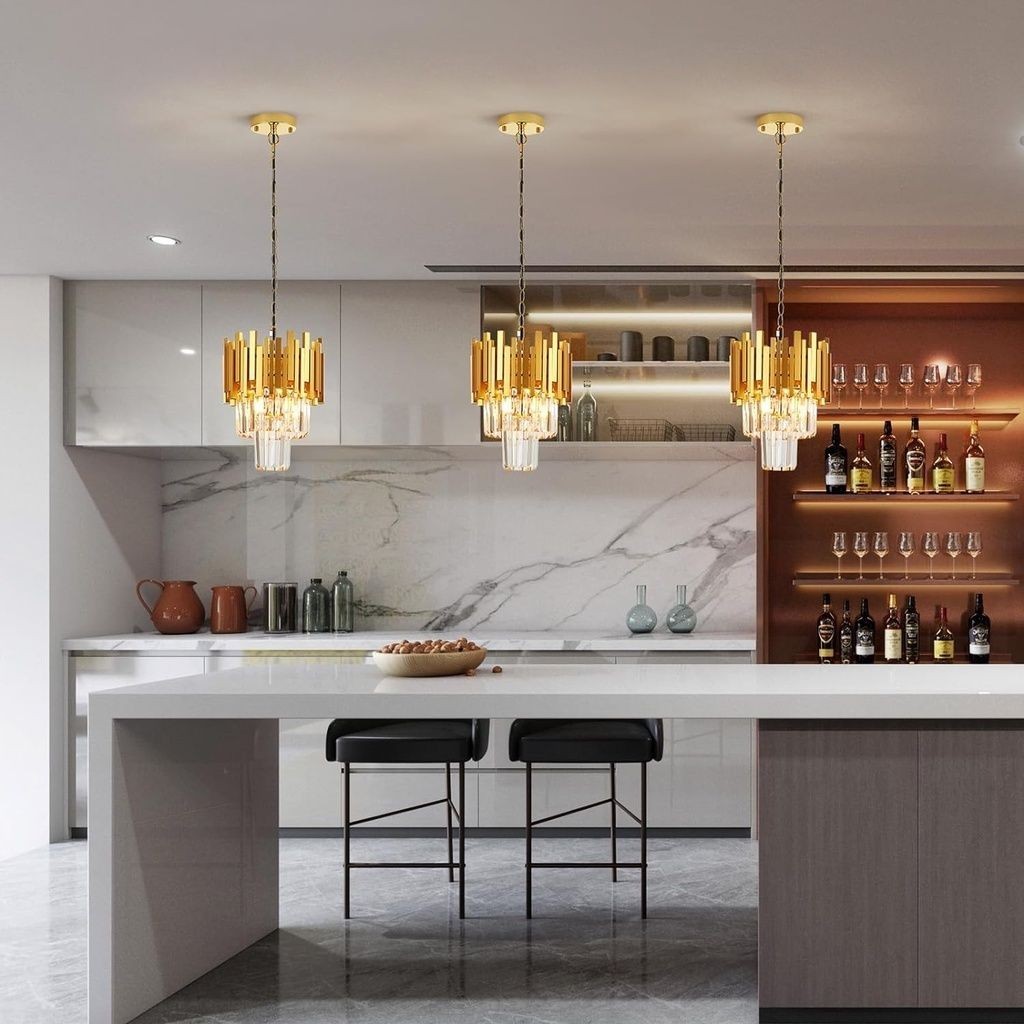 Lampu Pendant Lampu Kristal Lampu Gantung Candelier Chandelier Ruang ...