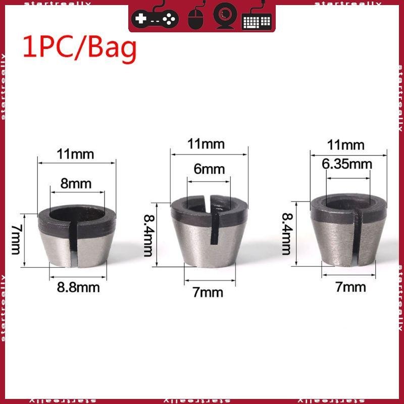 STA 6mm 6 35mm 8mm Collet Chuck Adapter Engraving Trimming Machine ...