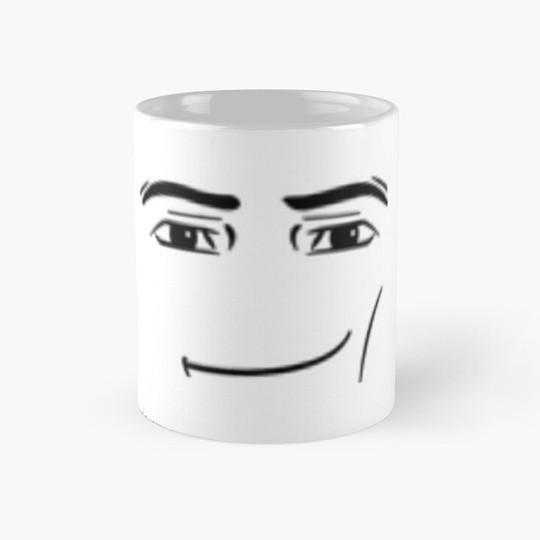 Roblox Man Face Glass Mug | Shopee Malaysia