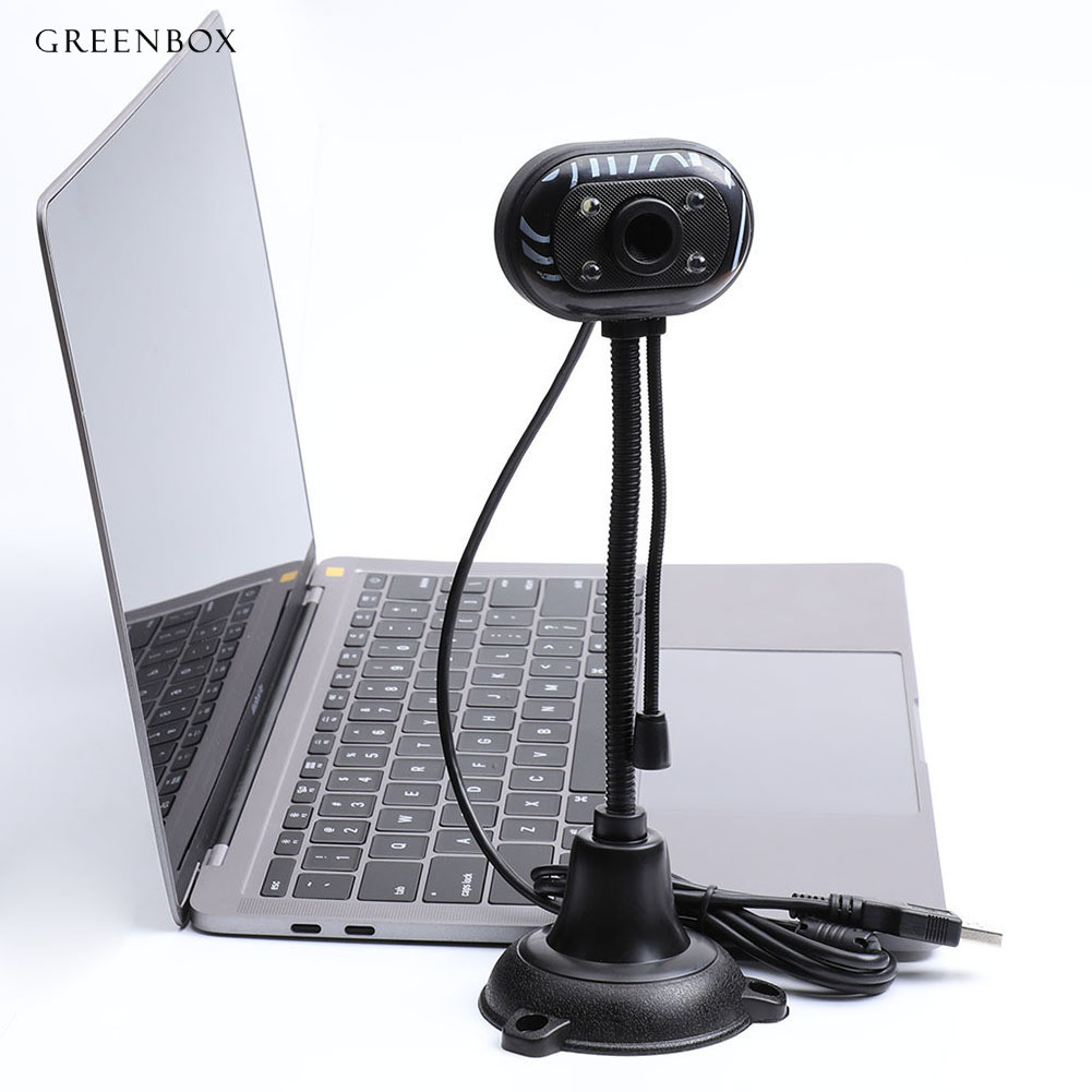 [GB]Home Webcam USB2.0 Night Vision Video Recording Camera with Mic for Laptop PC | Shopee Malaysia