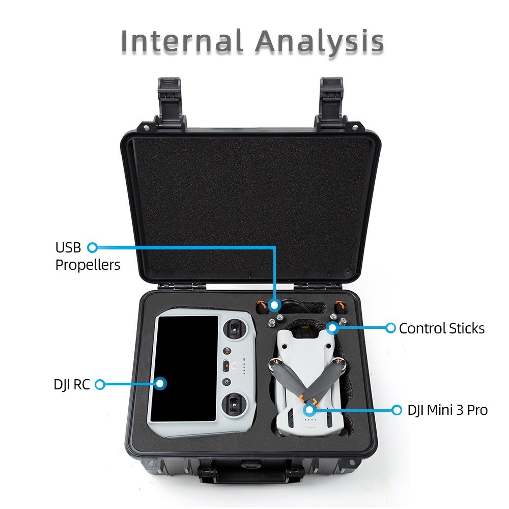 Pz: （No Drone）For DJI MINI 3/Mini 3 PRO Storage Case Portable Suitcase ...