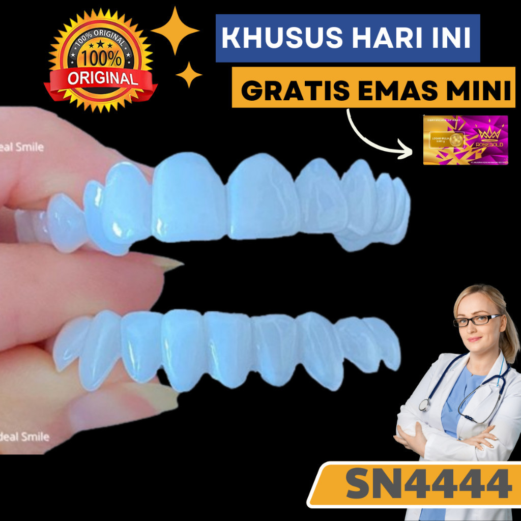 Snap on Smile Instant Dentures 1set Top And Bottom Silicone Denture ...