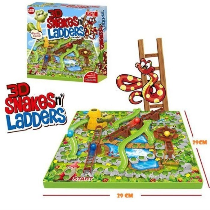 3d Snakes and Ladders - Board game | Shopee Malaysia