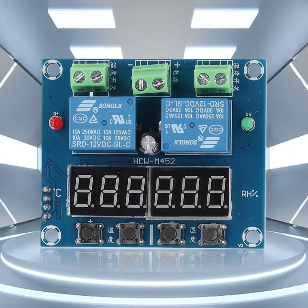 keepdreaming fr XH-M452 Temperature and Humidity Controller Module Convenient Dual Output Use ...
