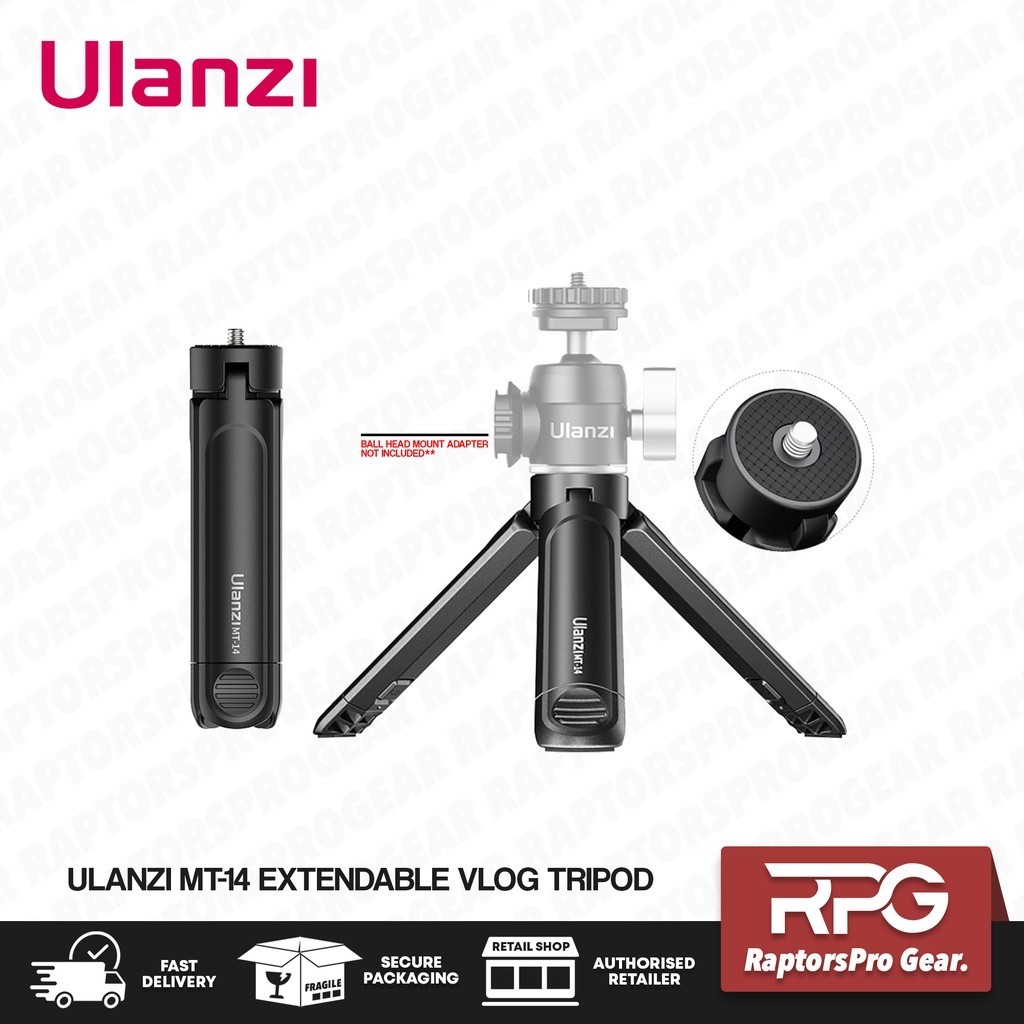ULANZI MT-14 Extendable Vlog Tripod | Shopee Malaysia