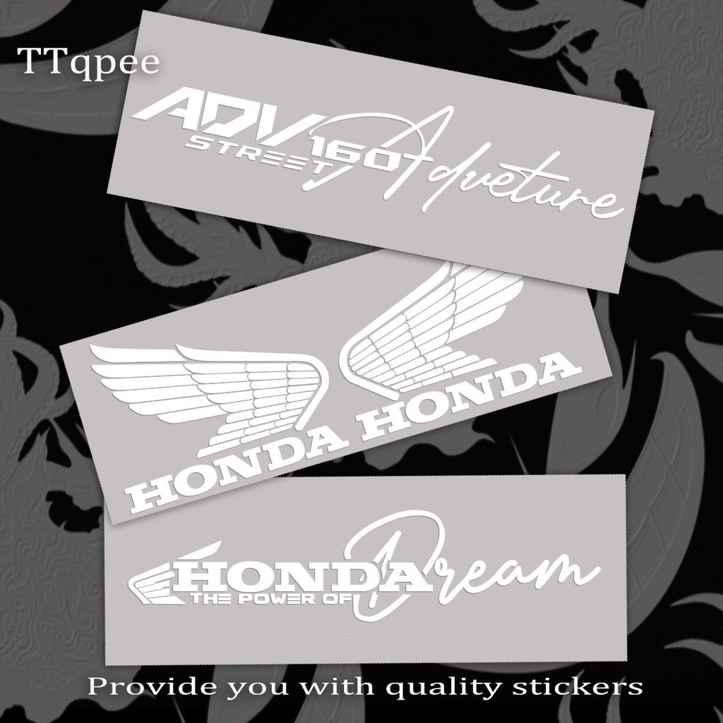 Motorcycle reflective stickers , HONDA adv windshield sticker ,adv side ...