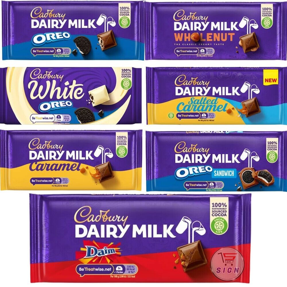 [BORONG] CADBURY DAIRY MILK CHOCOLATE BAR (34G / 85G / 135G) LOCAL ...