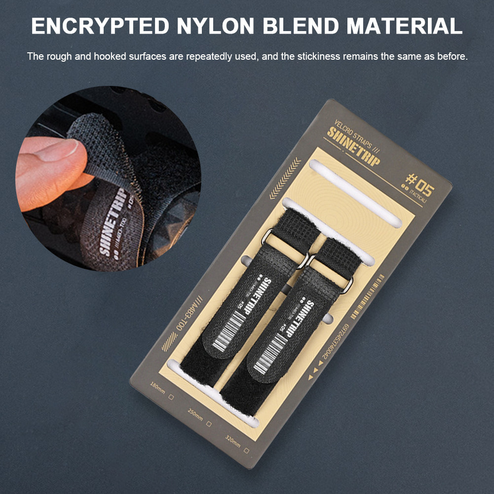 AIGONI™ Camping Straps Nylon Encrypted Magic Straps Strong Sticky Tie ...