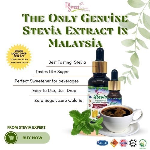 [FREE SHIPPING] Dr Sweet Liquid Stevia Extract / Stevia Sweetener ...