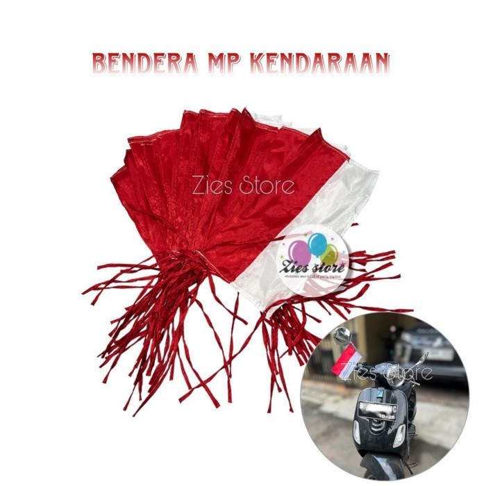 MERAH PUTIH Red and White Vehicle Flag / MP Motorcycle Flag | Shopee ...