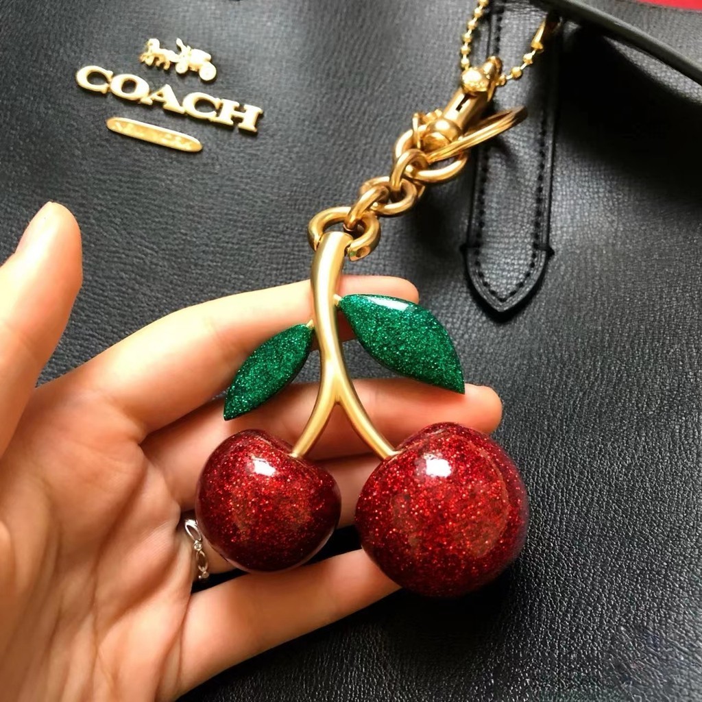 Premium Keychain Cherry Keychain Signature Cherry Bag Charm | Shopee ...