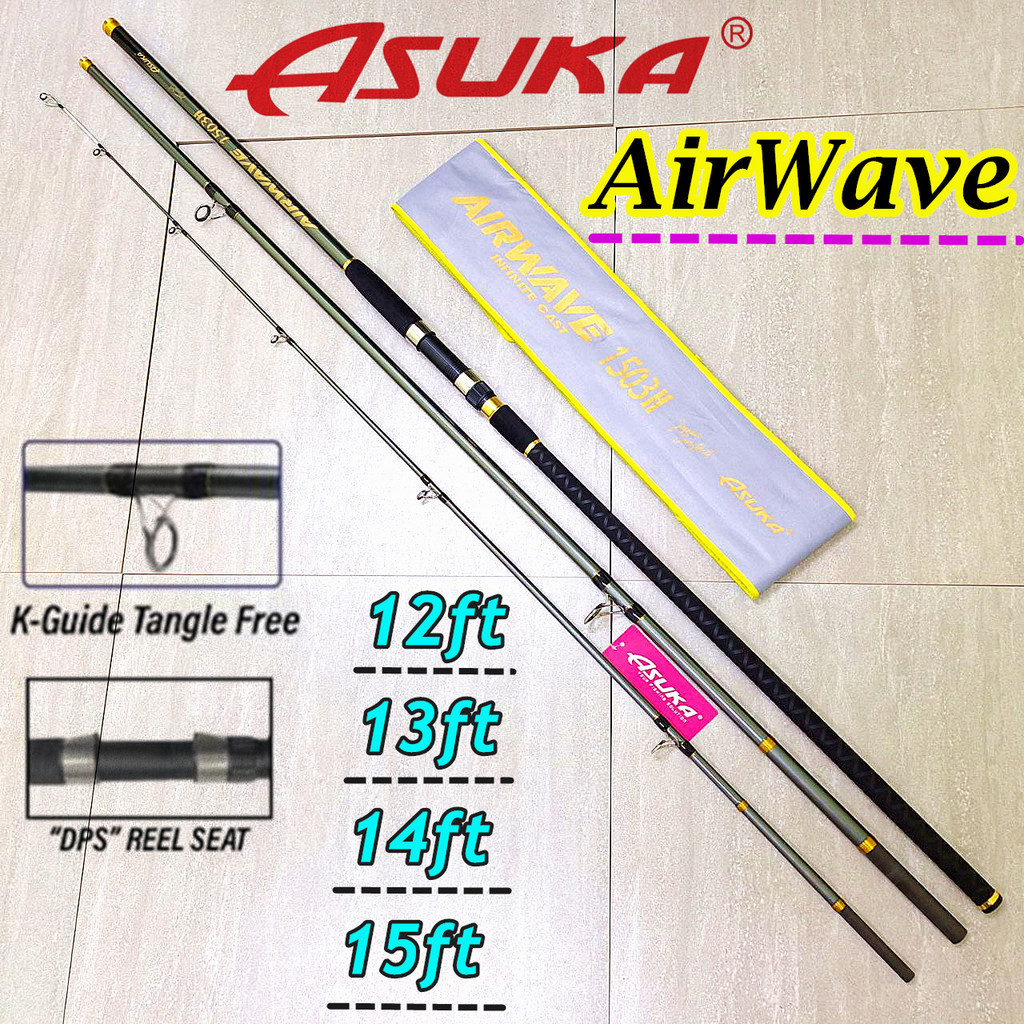 ASUKA AIRWAVE SURF ROD PANTAI SPINNING | Shopee Malaysia