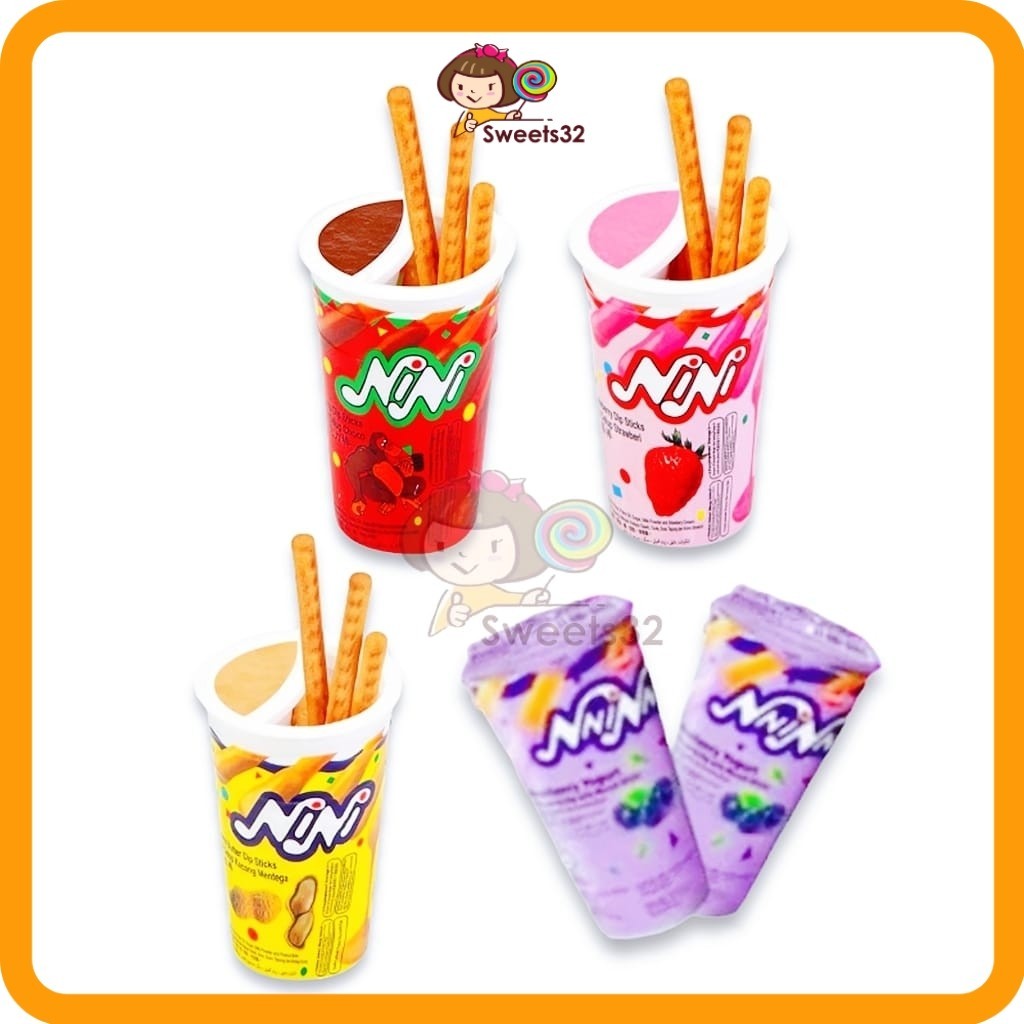 [ 1 cup ] Nini Cvmallow Nni Nni Chocolate / Strawberry / Blueberry ...