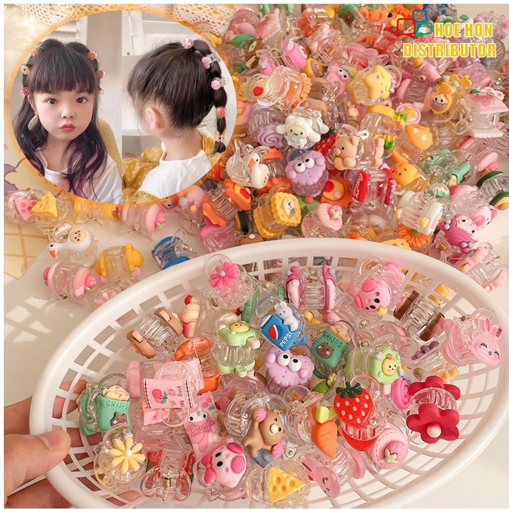 Kids Small Hair Clip 1pc Children Hair Clamp Colorful Klip Rambut Kanak ...