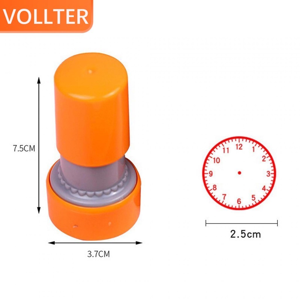 1/2/3 Innovative Clock Stamp Hands-On Telling Time Crafts for Classroom ...