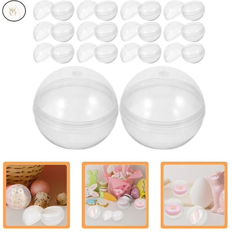 WF 28/35/45/50mm Plastic PP Toys Capsules Surprise Ball Transparency ...
