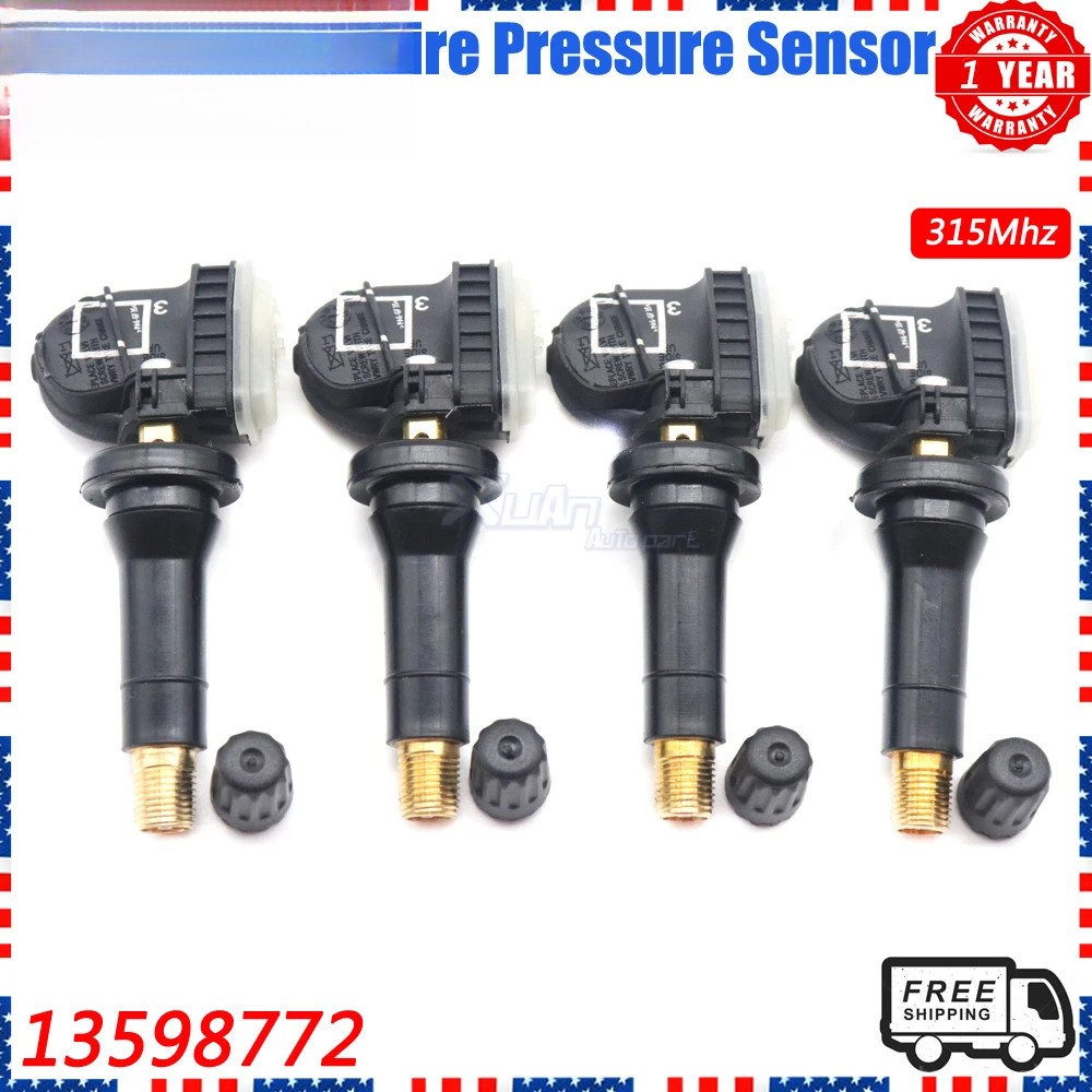 AutoPpart TPMS Tire Pressure Sensor Monitoring System 13598772 For ...