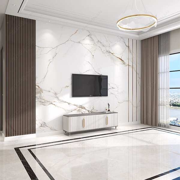 hiasan dinding marble wallpaper Corak marmar gril tiruan mewah 3d latar ...