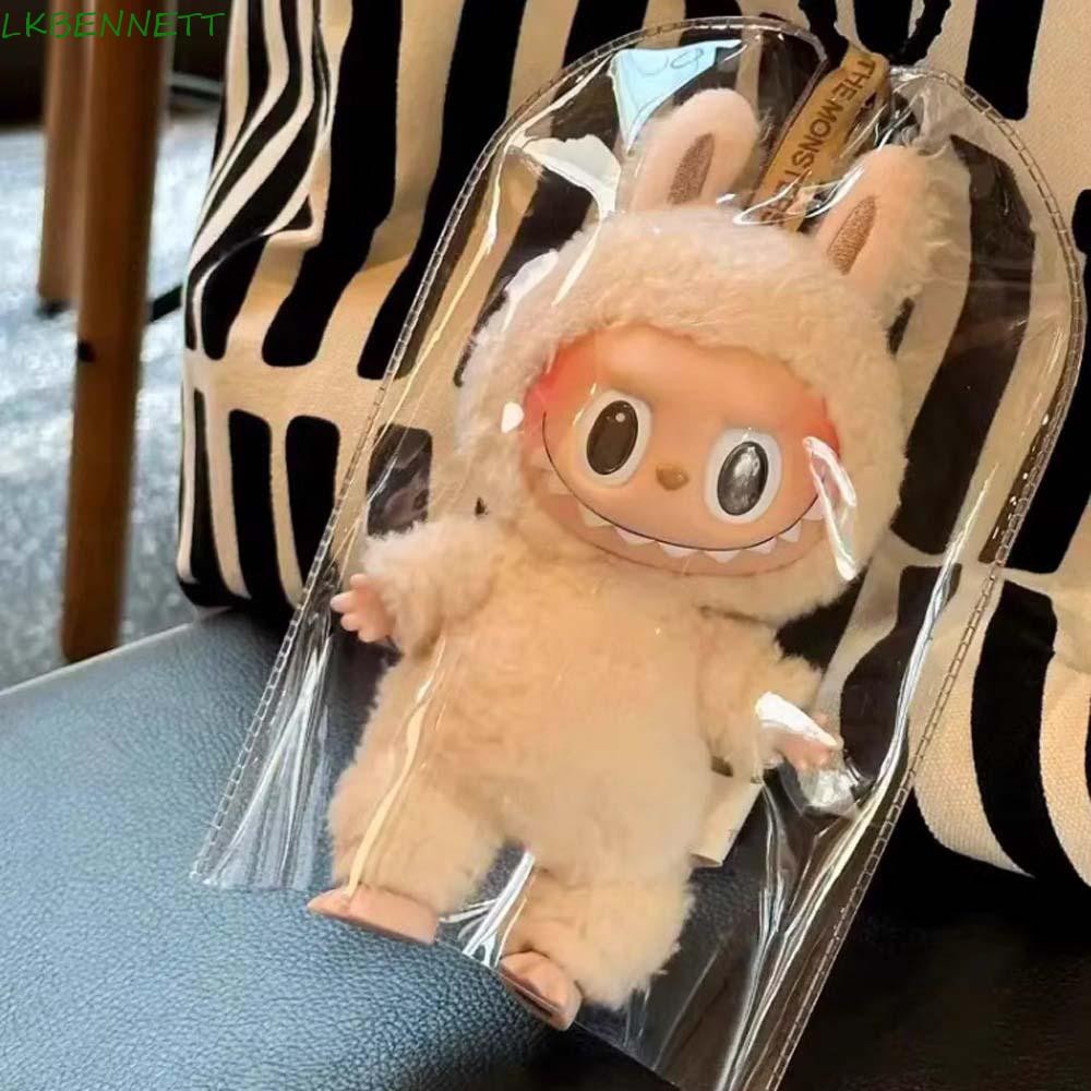 LKBENNETT Labubu Display Bag, with Keychian Outgoing Labubu Doll ...