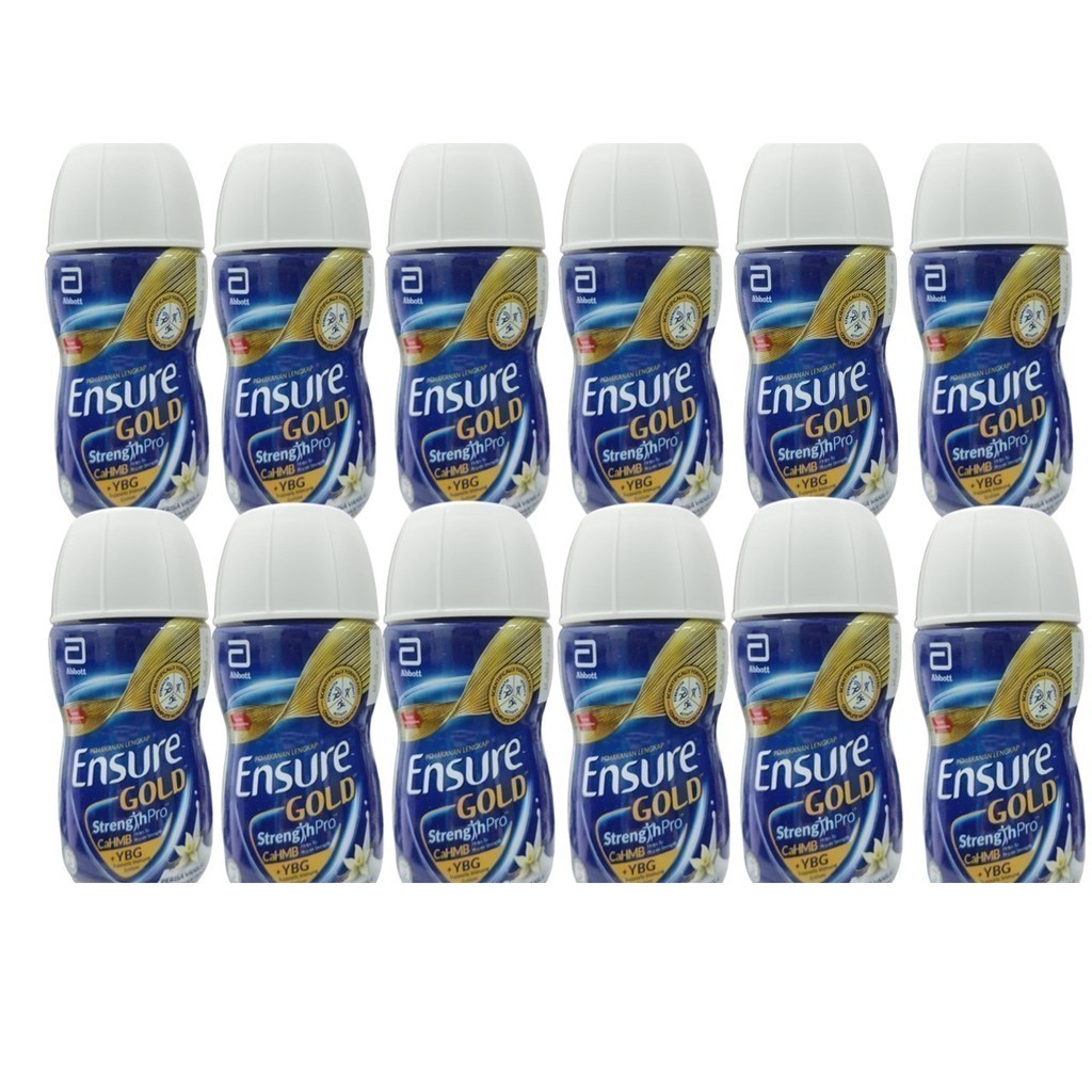 PROMO Abbott Ensure Gold Vanilla Flavour 220ml Strength Pro x 12 ...