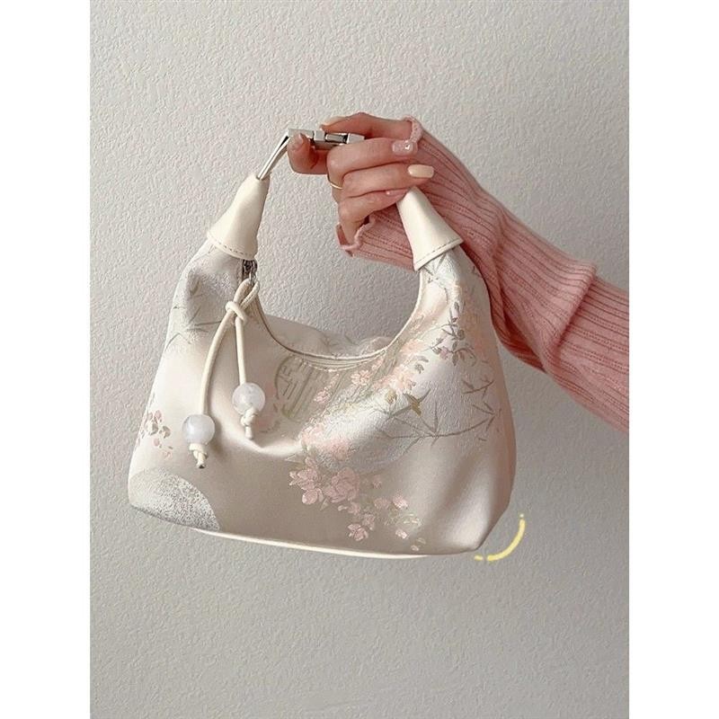 中国风包包女2025新夏斜挎汉服手提包Chinese Style Tassel Bag Embroidered Bag | Shopee ...
