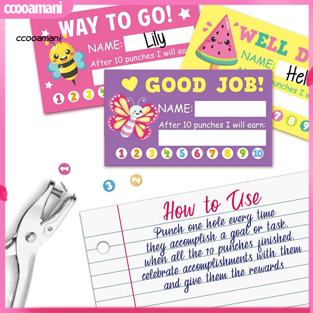 ccooamani| 50Pcs Reward Cards Versatile Motivational Supportive ...