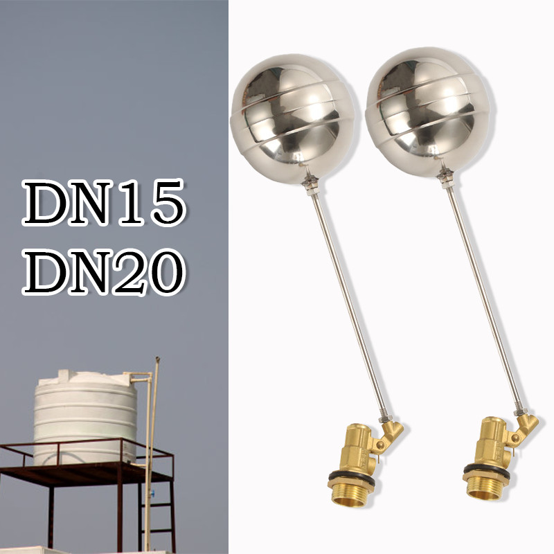 DN15/DN20 Brass Valve For Water Tank Automatic Floating Ball Valve ...