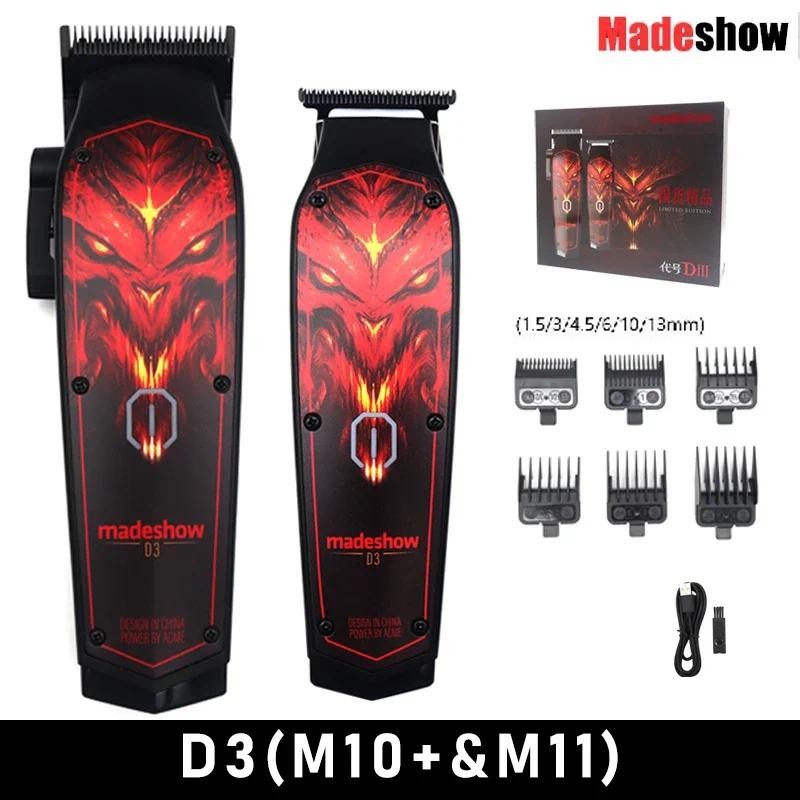 Professional Madeshow D3 M10+ M11 Hair Clipper For Men Beard Trimmer ...