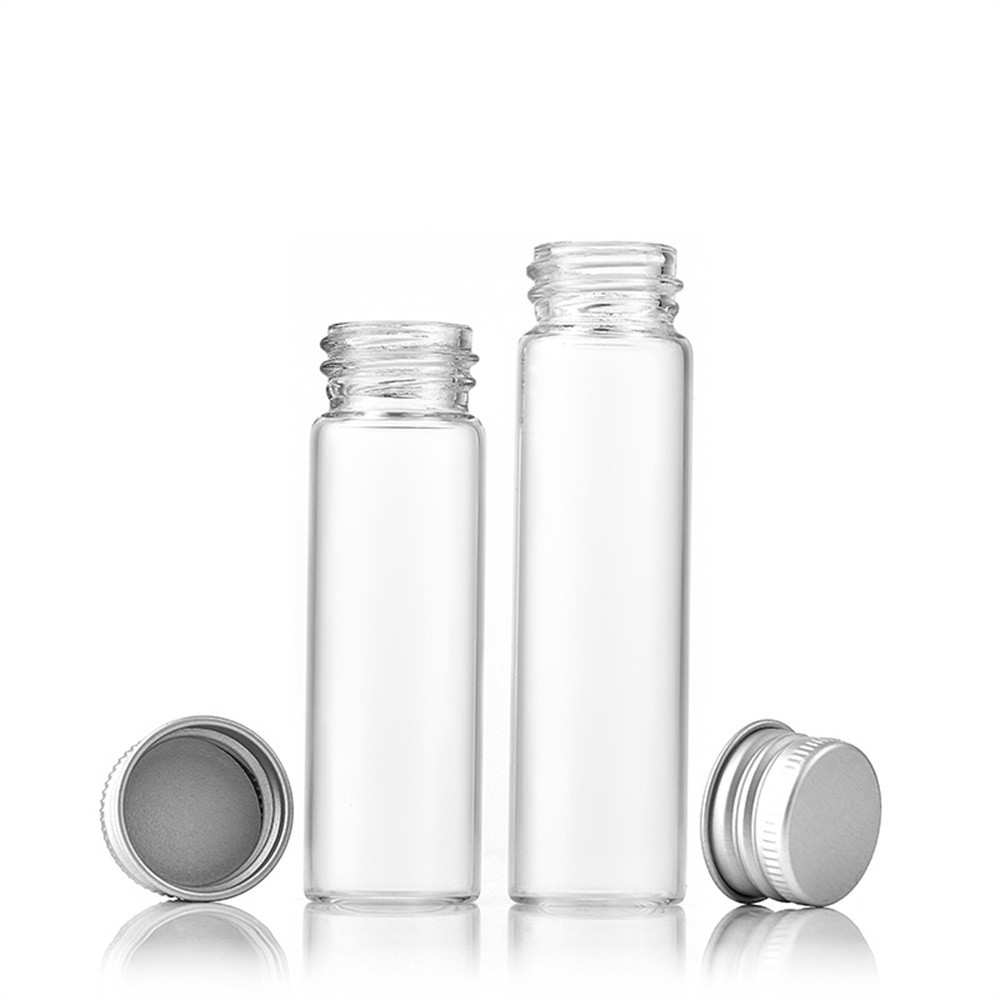 15/25/60/80/100ml Vials Small Mini Tiny Glass Bottles Screw Top ...