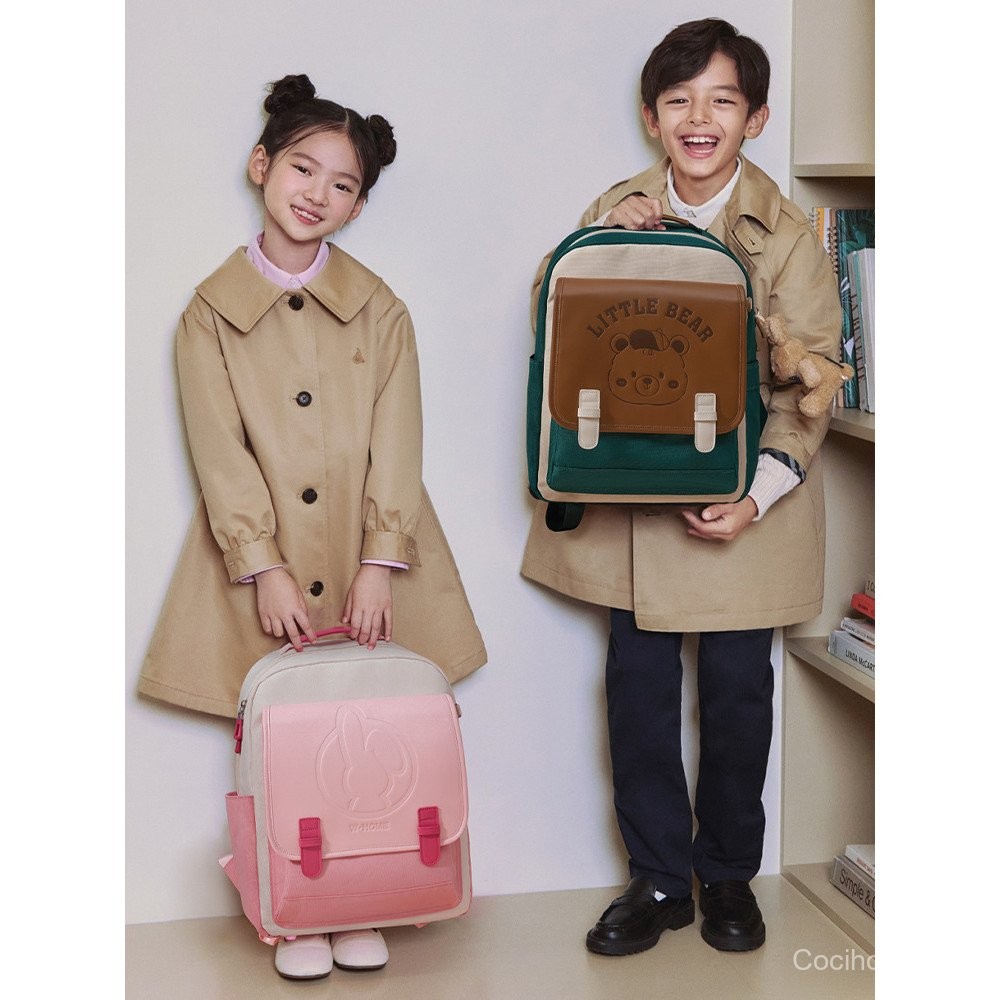 Elementary School Students School Bag Grade 1-6 Backpack Burden ...