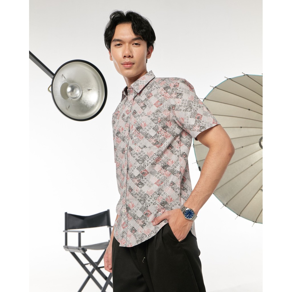 I Am Famous Slim Fit Shirt - Old School Pink | Shopee Malaysia