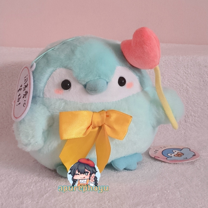 JFMM Koupenchan Doll Koupen Chan Blue Penguin Holding Heart-shaped ...