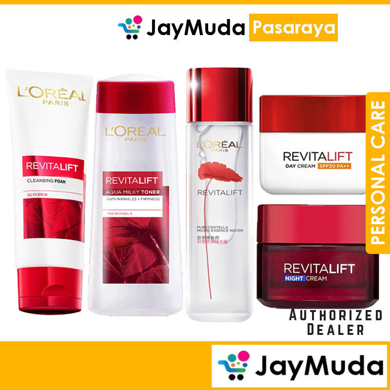 Loreal Revitalift Skin Care Full Premium Set Signature Set Cleanser ...