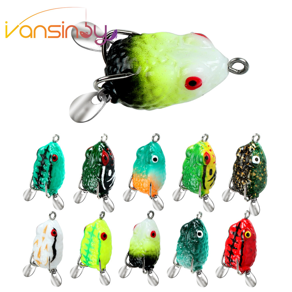 Umpan Katak Casting Fishing 2.5cm/2.5g Soft Frog Lure Mini Soft Lure ...