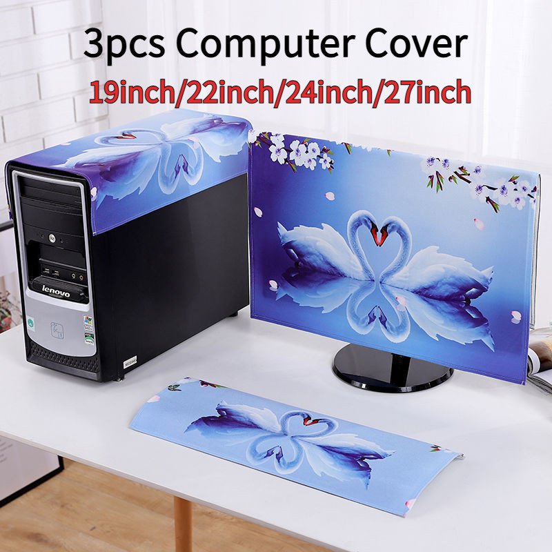 Computer Dust Cover 19inch 22inch 24-Inch Desktop Monitor Cover Cute ...