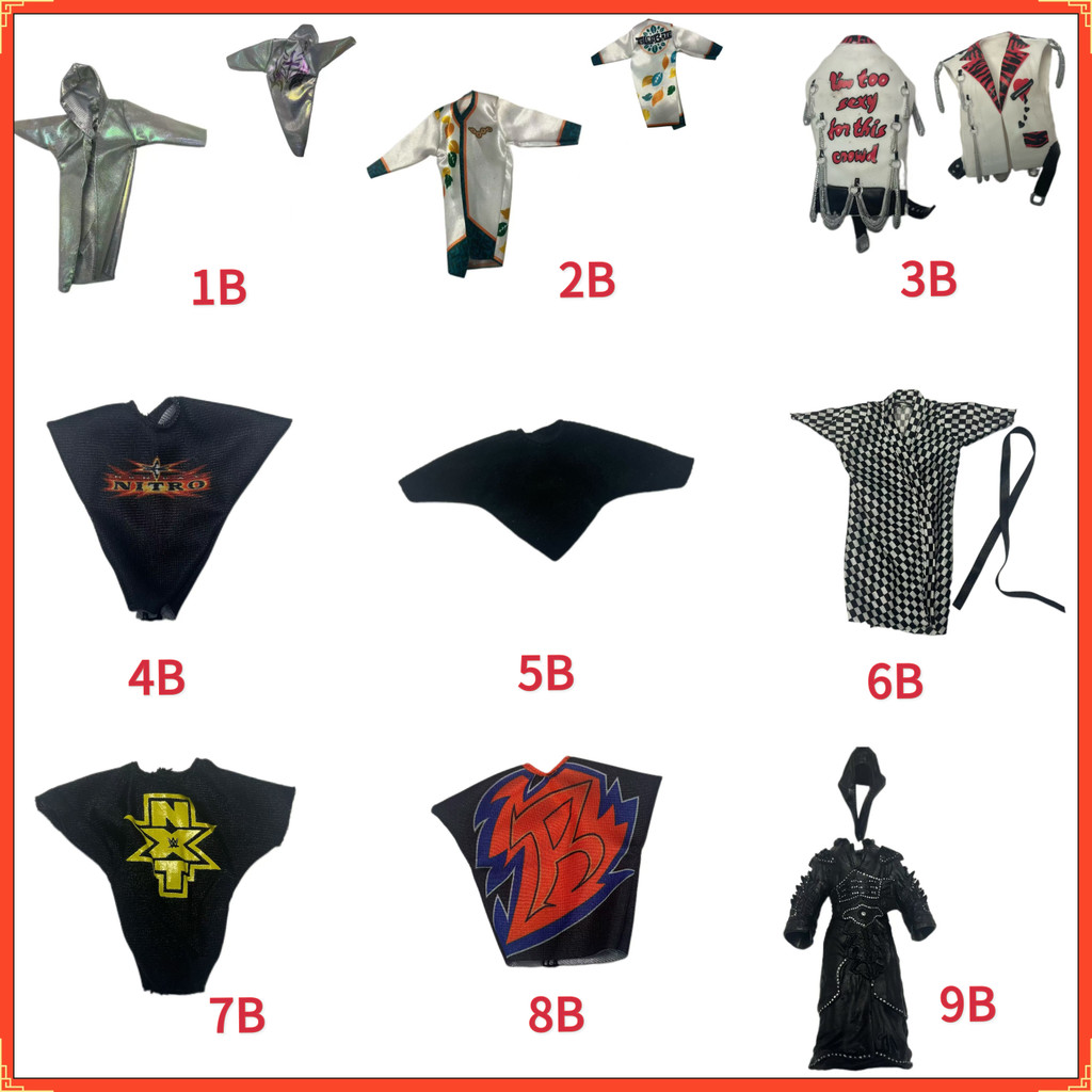 Wwe Wrestler figure Clothes Accessories 6-7 Inch Action figure Costume ...
