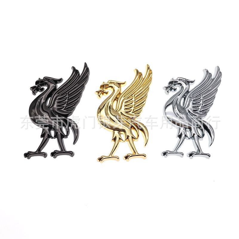 Red Army Liverpool Team Logo Liver Bird Metal Car Sticker Phoenix Totem ...