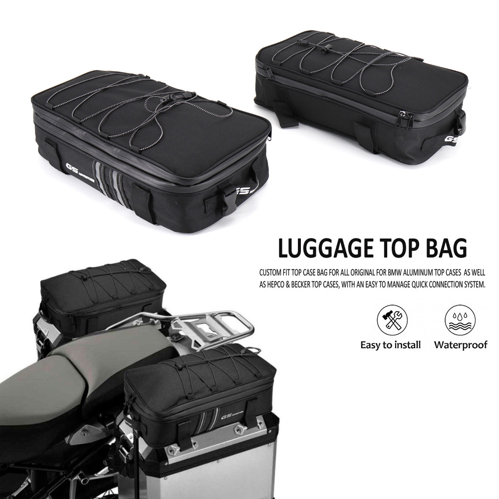 Motorcycle Saddle Bag Saddlebag Tailbag Tail Bag Mount Panniers Rack ...