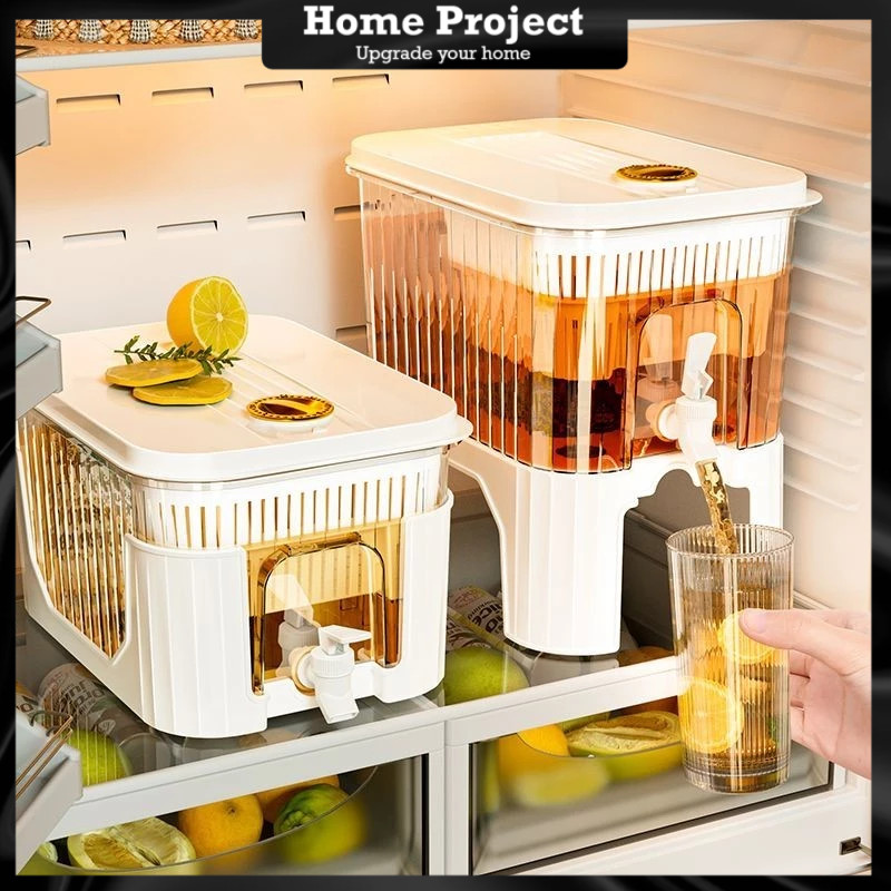 4.5L Large Capacity Water Dispenser Water Container Jug Juice Storage ...