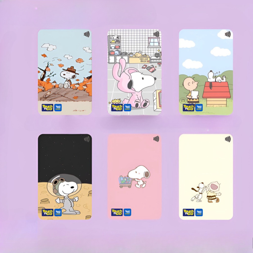 ( SNOOPY Series ) Touch n Go Card Sticker Cover TNG / MASTER / VISA ...