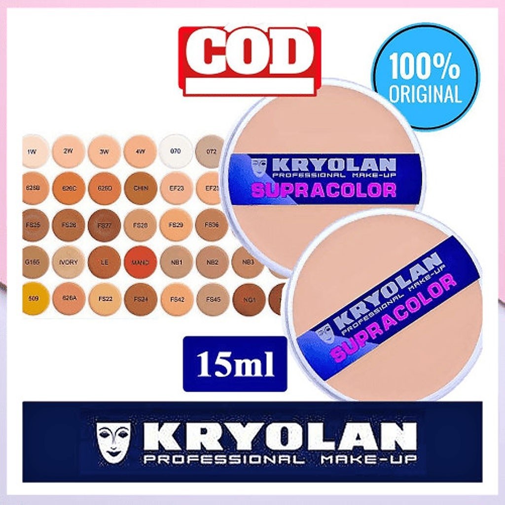 Sk - Kryolan Foundation creamy SUPRACOLOR ORIGINAL / Kryolan Supra ...