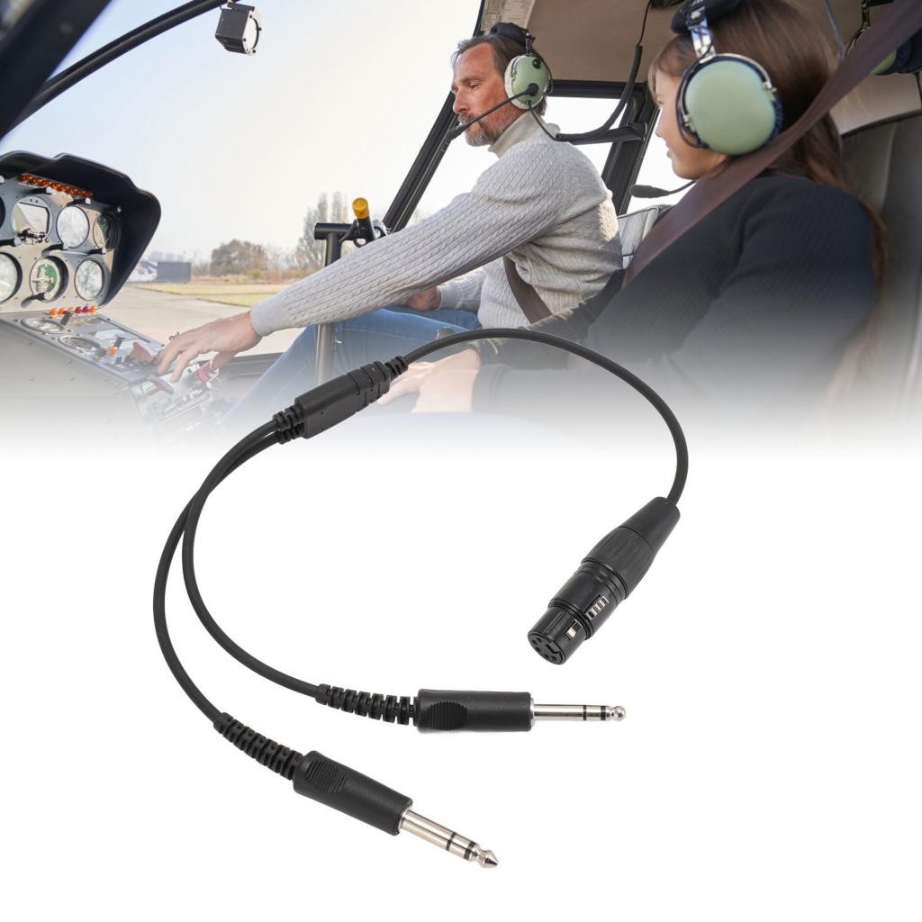 Bamaxis Wisoqu 5 Pin XLR to GA Dual Plug Y Splitter Headphone Adapter ...