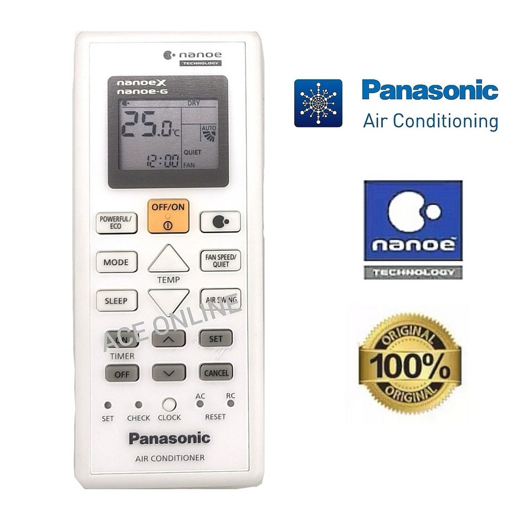 PANASoNIC nanoe-G Air Conditioner Remote Control | Shopee Malaysia