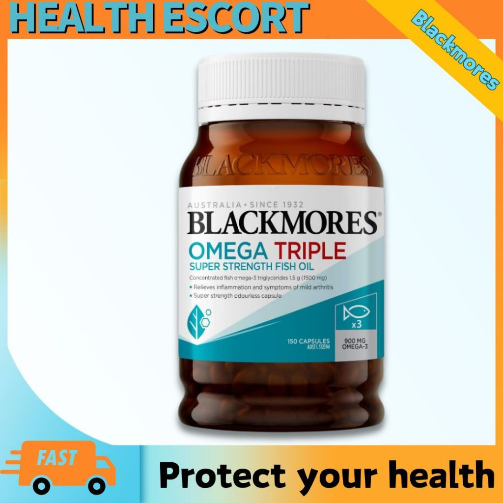 [spotgoods]Blackm-ores Omega Triple Super Strength Fish Oil (150 Capsules) | Shopee Malaysia