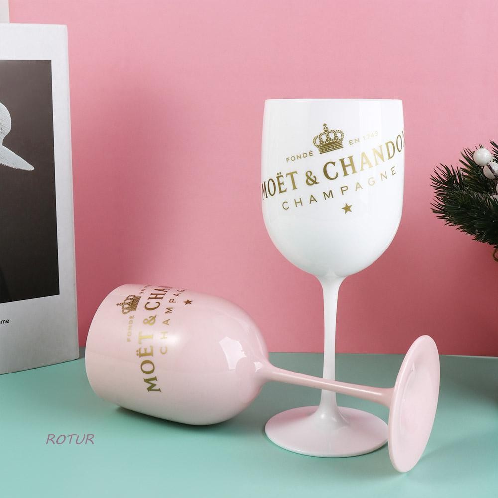 ROTUR Wine Cup Unbreakable Plastic Bar Reuseable Cocktail Glass ...