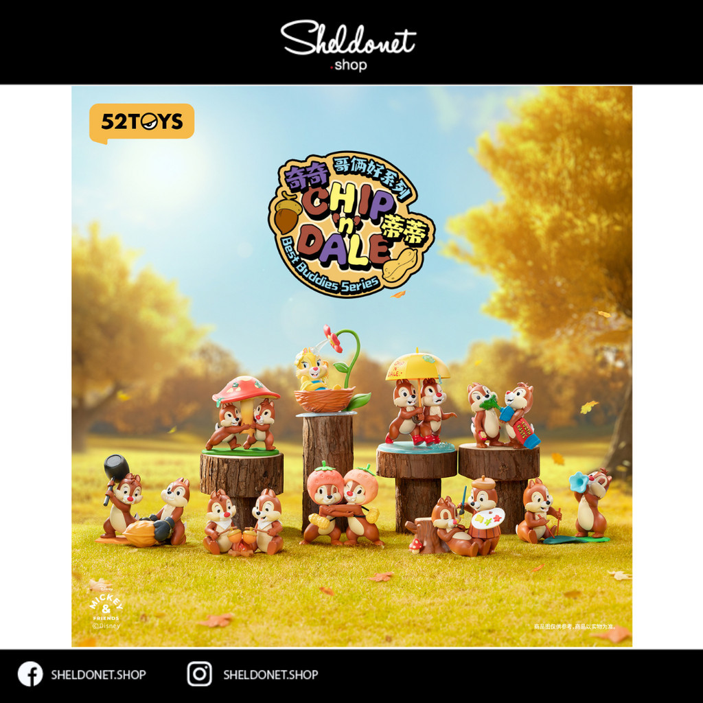 52TOYS: Chip & Dale - Best Buddies Series (8+1) | Shopee Malaysia
