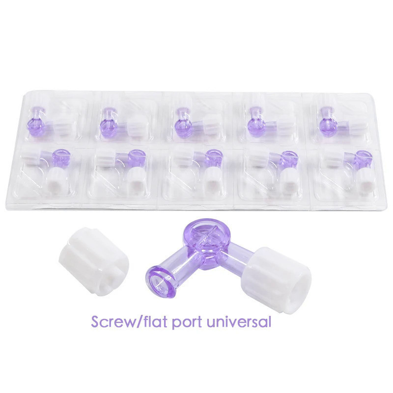 Disposable Use Two-way suction tube medication conversion joint water ...