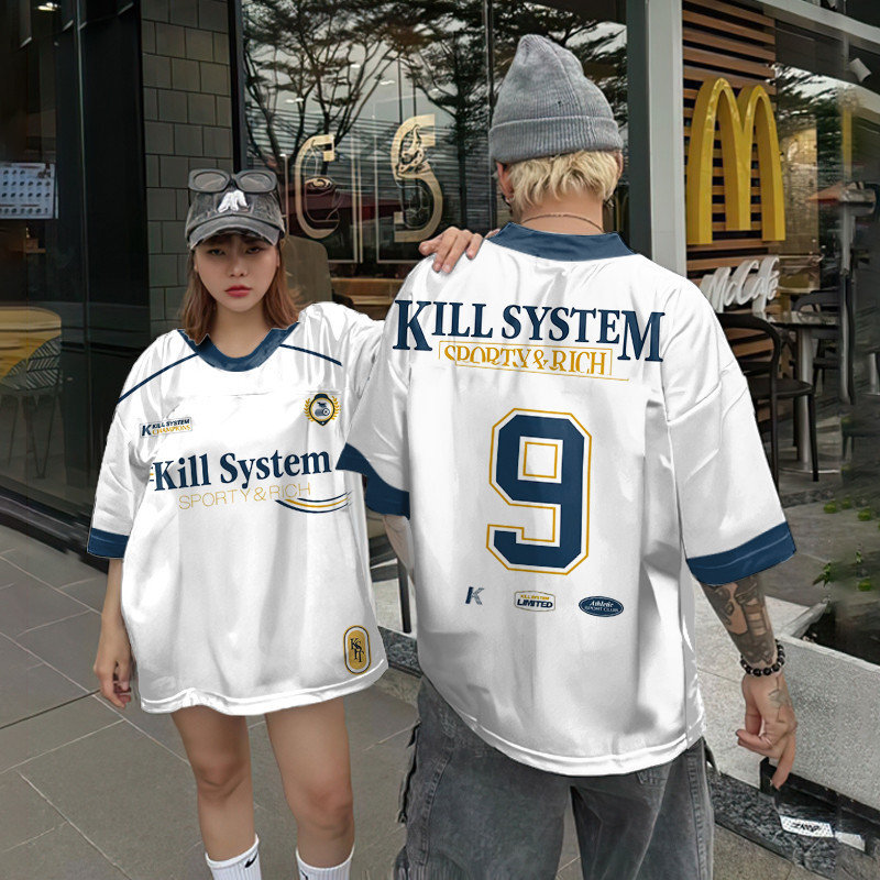 (S-5XL) Digit Graphics T-Shirt for Men and Women Fashion Casual Black ...